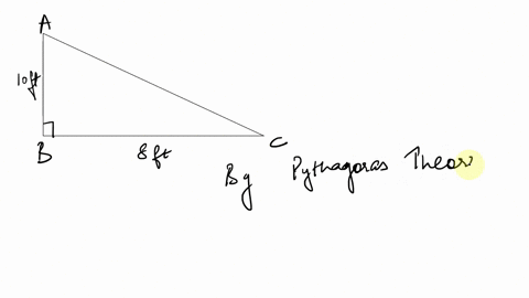 SOLVED:Determine the length of the third side of the right triangle ...