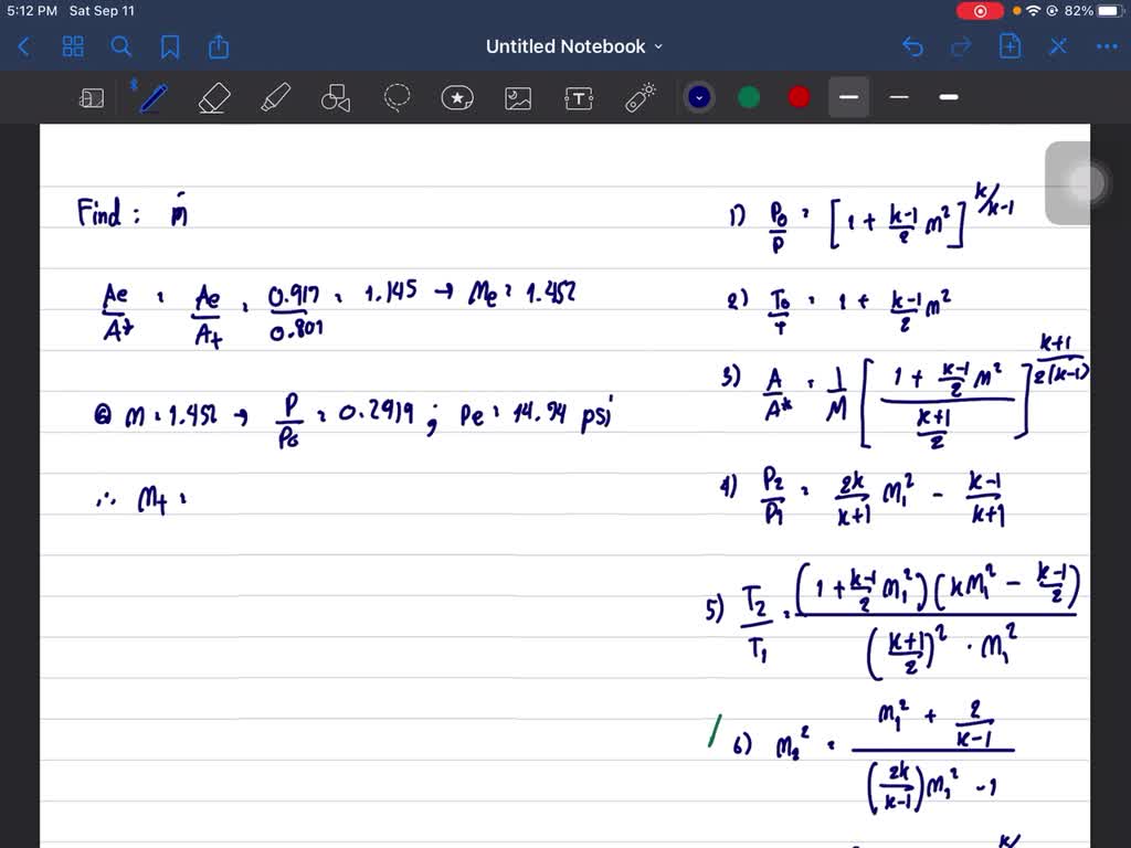 SOLVED:Calculate the Mach number at the exit of the nozzle in Prob. 4.11.