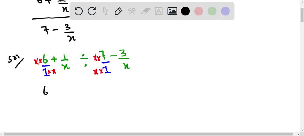 ⏩SOLVED:Use either method to simplify each complex fraction.… | Numerade
