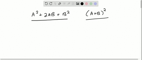 ⏩SOLVED:multiply using one of the rules for the square of a… | Numerade