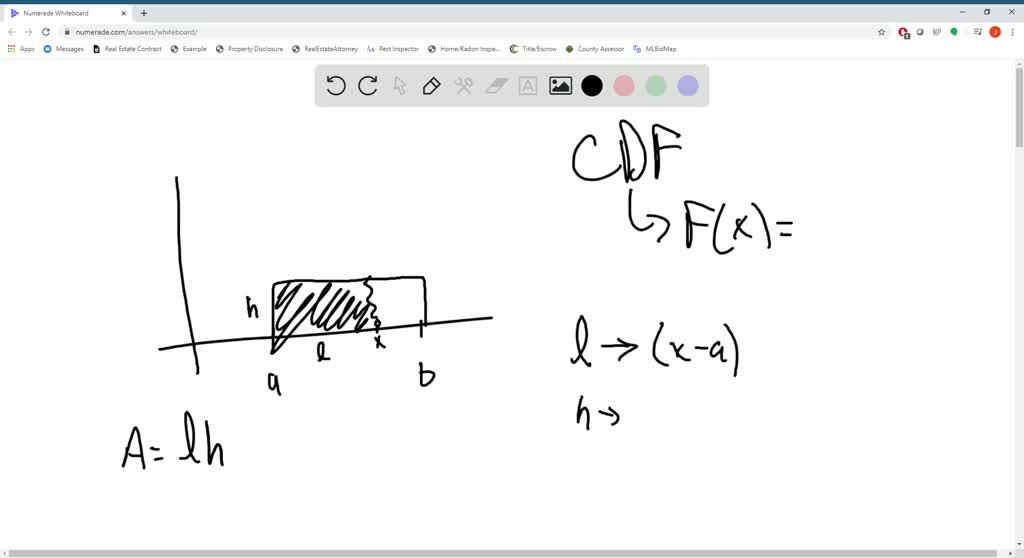 SOLVED:Determine the cumulative distribution function for the uniform ...