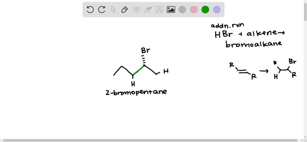 The following alkyl halide can be prepared by addition of HBr to two ...