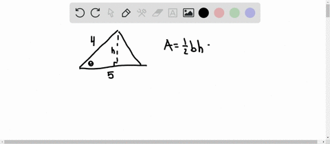Two sides of a triangle are 4 m and 5 m in length and the angle between ...