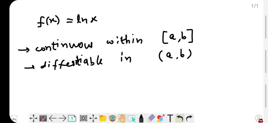SOLVED:Give an example of: An interval where the Mean Value Theorem ...