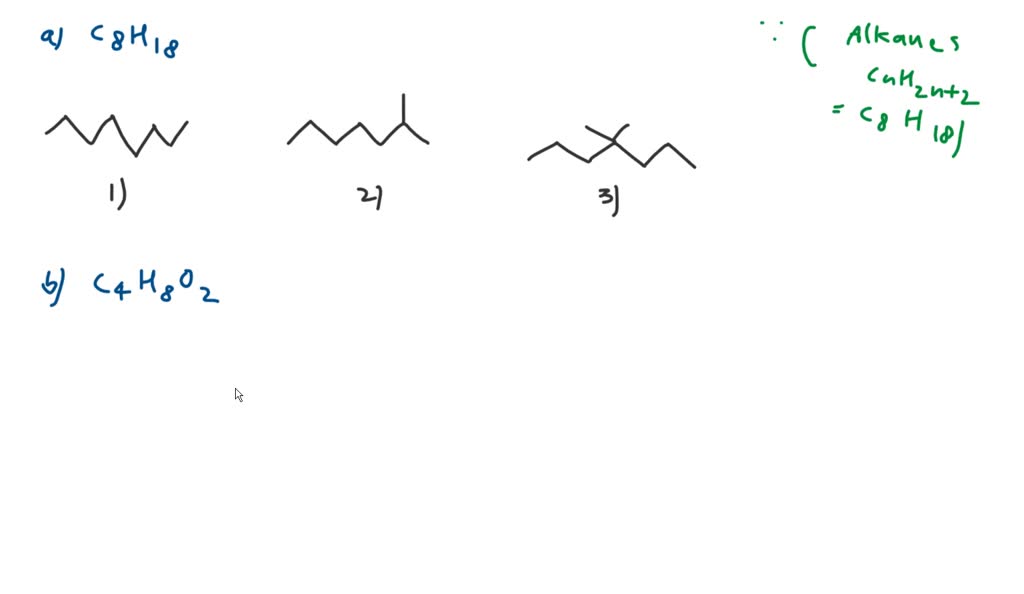 Draw structures that meet the following descriptions (there are many ...