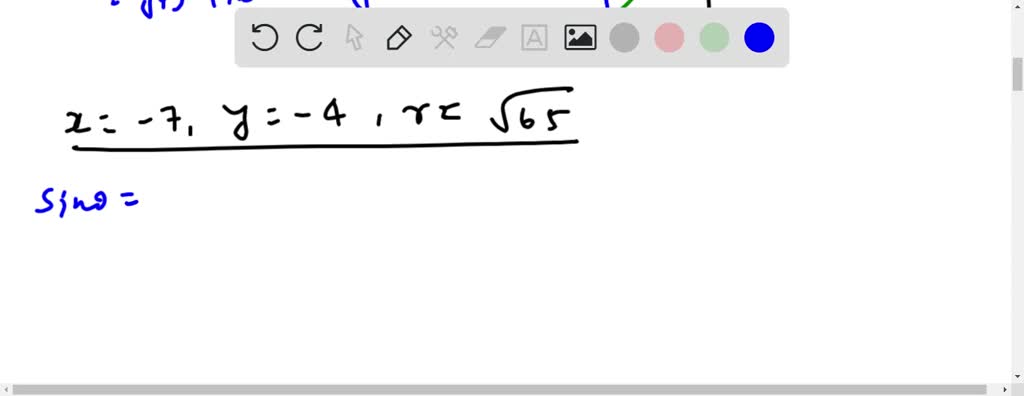 SOLVED:An equation of the terminal side of an angle θin standard ...