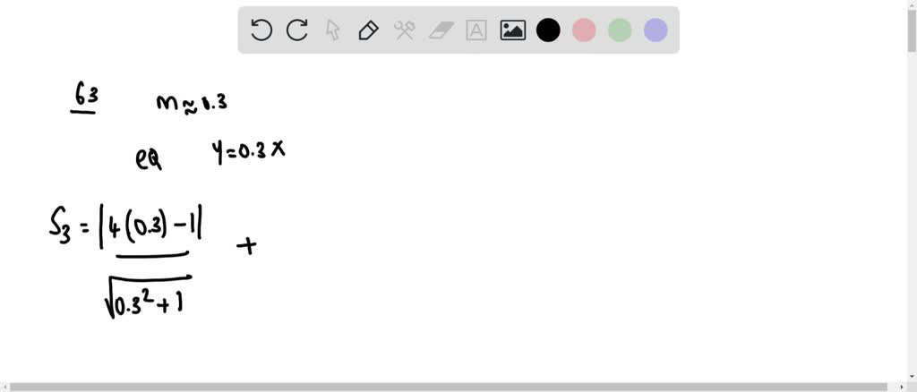 SOLVED:Minimize the sum of the perpendicular distances (see Exercises 85-90 in Section P.2 ...