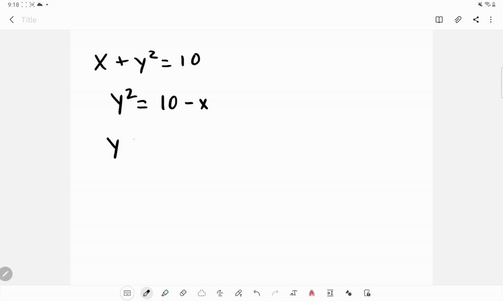 SOLVED:Determine which of the equations specify functions with independent variable x . For ...