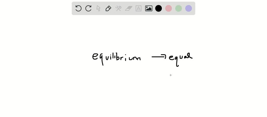SOLVED:The term "equilibrium" brings to mind the word "equal." What is ...
