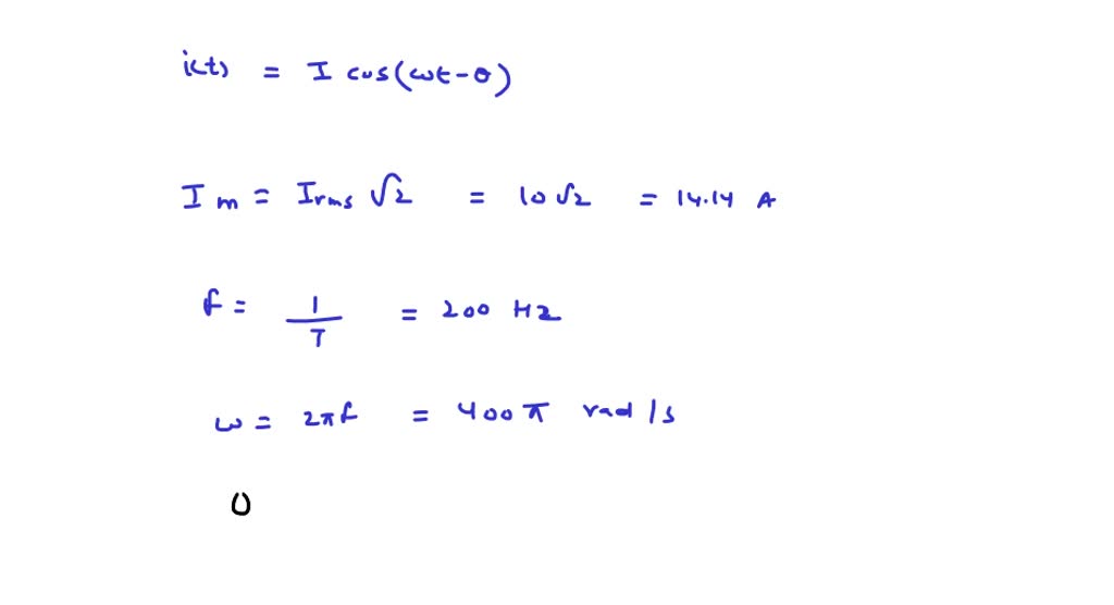 SOLVED A Sinusoidal Current Signal Has An Average Value Of 5 A What solved-a-sinusoidal-current-signal-has-an-average-value-of-5-a-what