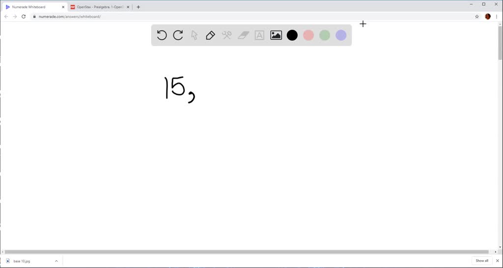 SOLVED Write Each Number As A Whole Number Using Digits Sixty one 