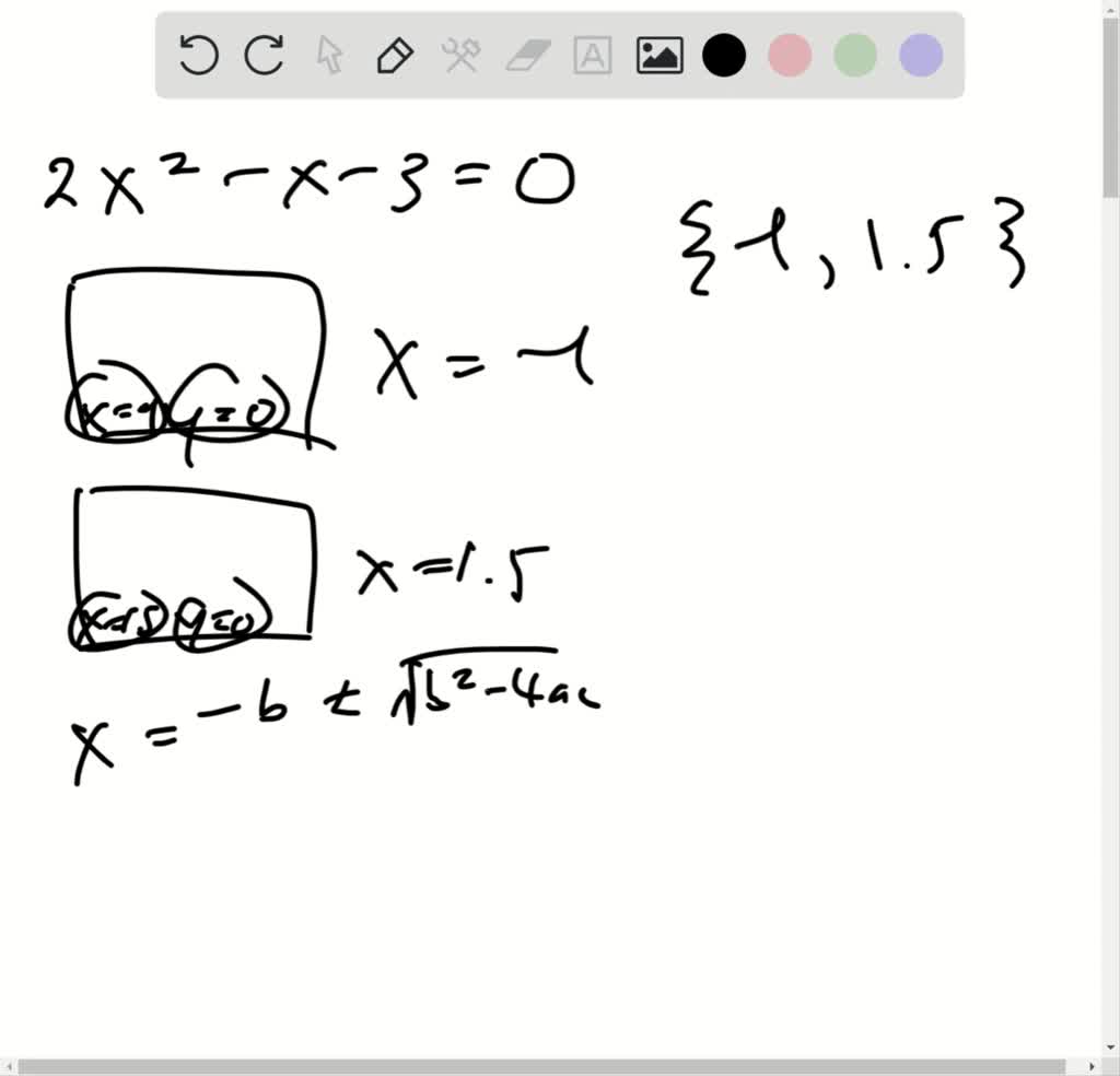 SOLVED Determine The Solution Set Of Each Quadratic Equation By