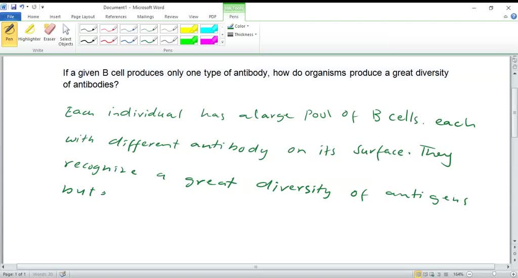 SOLVED:Short Answer: How can one large pre-B cell give rise to multiple ...