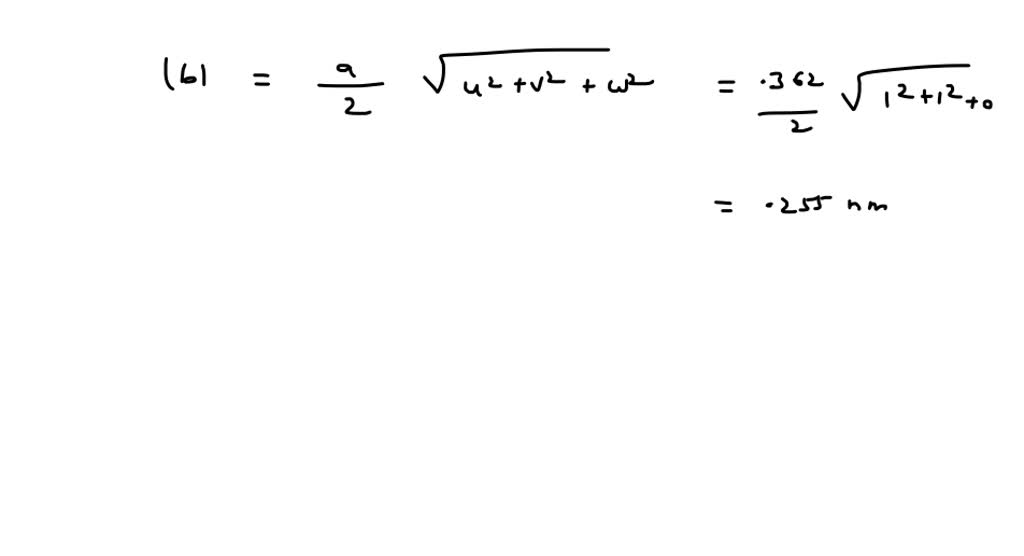 SOLVED:Equations 7.1a and 7.1b, expressions for Burgers vectors for FCC ...