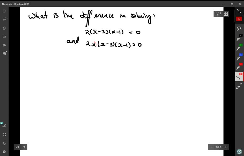 SOLVED Explain How Solving 2 x 3 x 1 0 Differs From Solving 2 X x 3