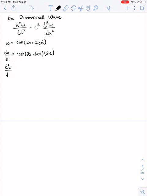 SOLVED:The Wave Equation If we stand on an ocean shore and take a ...