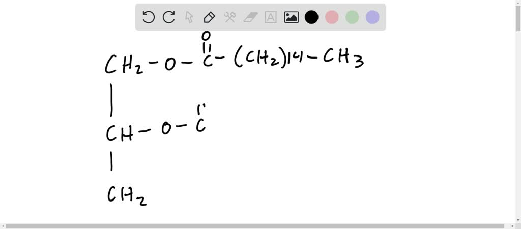 Draw the condensed structural formula for the cephalin that contains ...