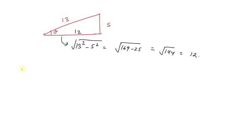 SOLVED:Find the exact values of the six trigonometric functions of the ...