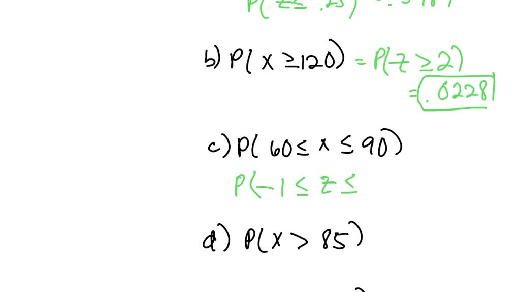 SOLVED:The random variable x has a normal distribution with μ=75 and σ ... SOLVED:The random variable x has a normal distribution with μ=75 and σ ...