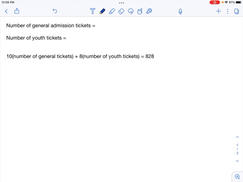 ⏩SOLVED:Solve each ticket or stamp word problem. The ice rink sold ...