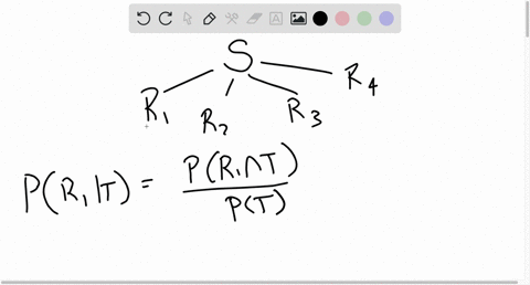 SOLVED:Use a tree to derive the expanded form of Bayes' theorem for a partition of the sample ...