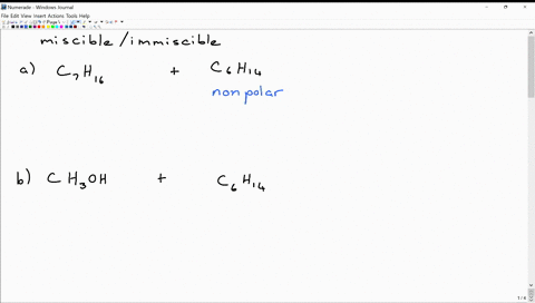 ⏩SOLVED:Predict whether each of the following solvents is miscible ...