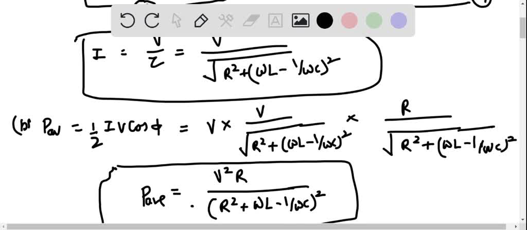 SOLVED:An L-R-C series circuit is connected to an ac source of constant voltage amplitude V and ...