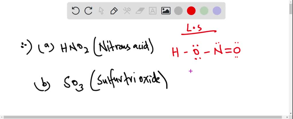 SOLVED:Draw a Lewis structure for the following molecules: (a) Nitrous ...