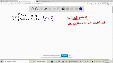 In Exercises 45-52, find the derivative at each critical point and ...