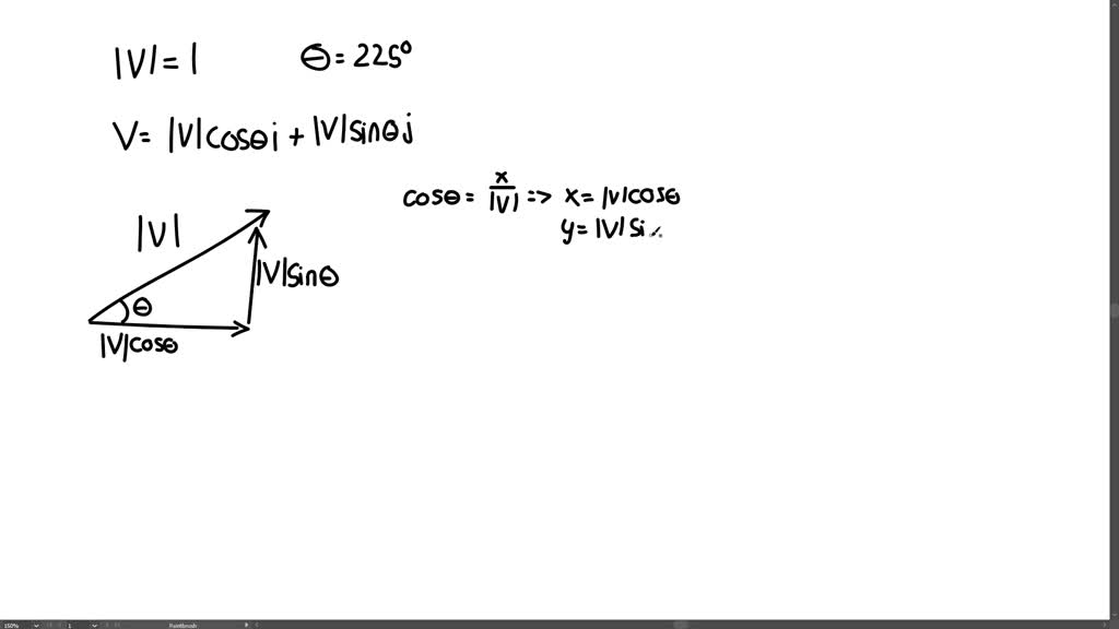 SOLVED:Components of a vector Find the horizontal and vertical ...