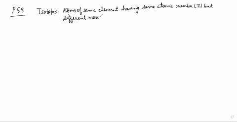 SOLVED: How do isotopes of a given element differ? How are they similar? | Numerade