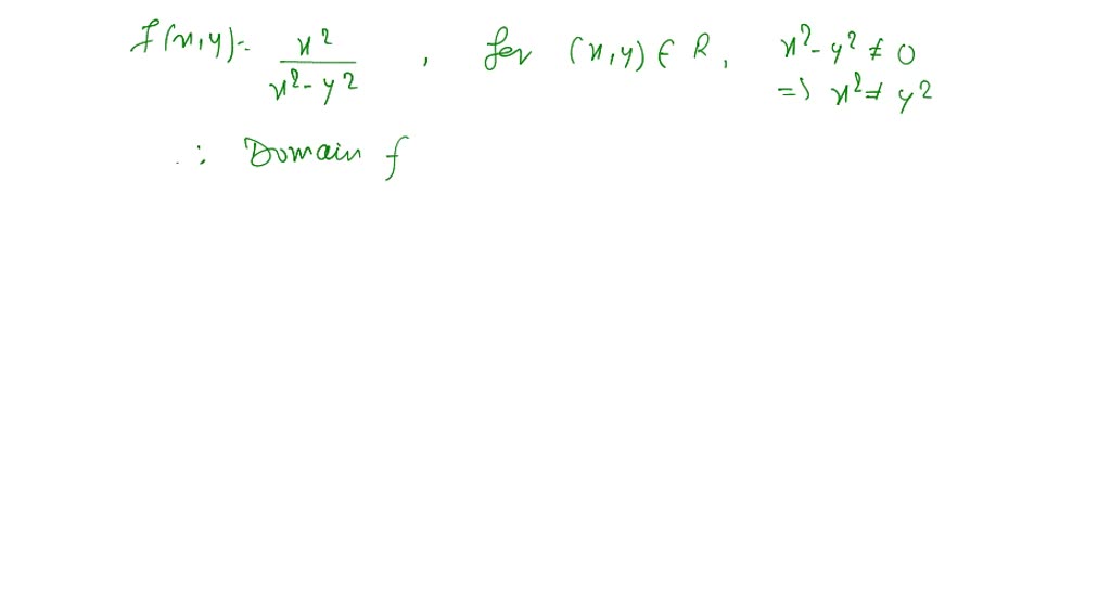 ⏩SOLVED:Determine the domains of the functions in Exercises 47-56… | Numerade