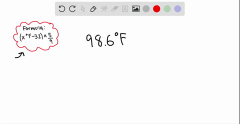 SOLVED:For Exercises 29-40, convert. Normal body temperature is 98.6^∘ ...