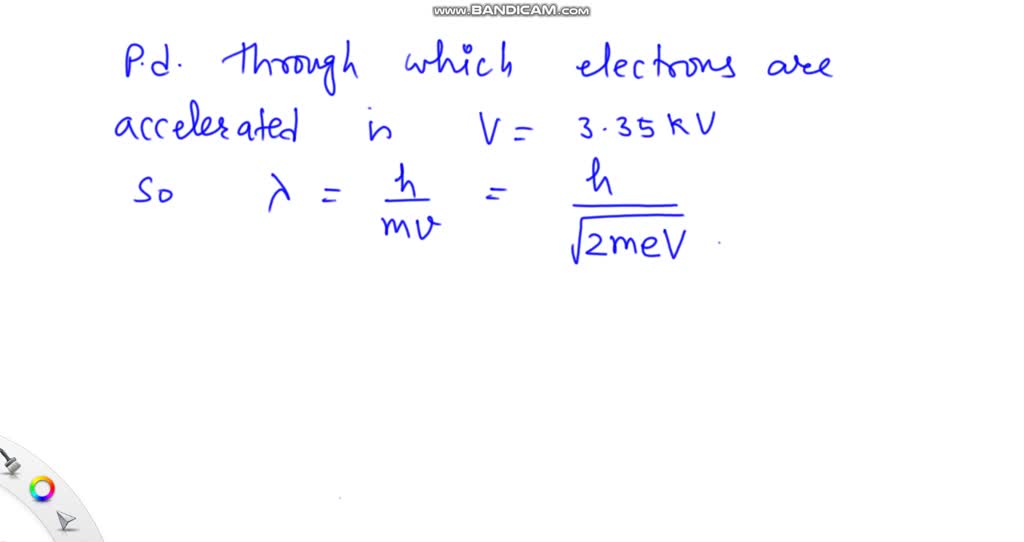 A scanning electron microscope accelerates electrons through a ...