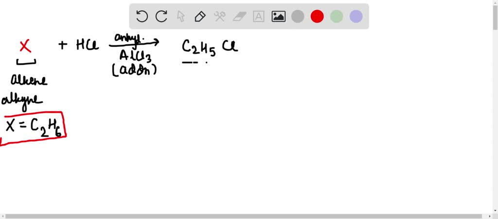 SOLVED:Consider the following reactions: X+HCl ( anhyd. AlCl3 ...