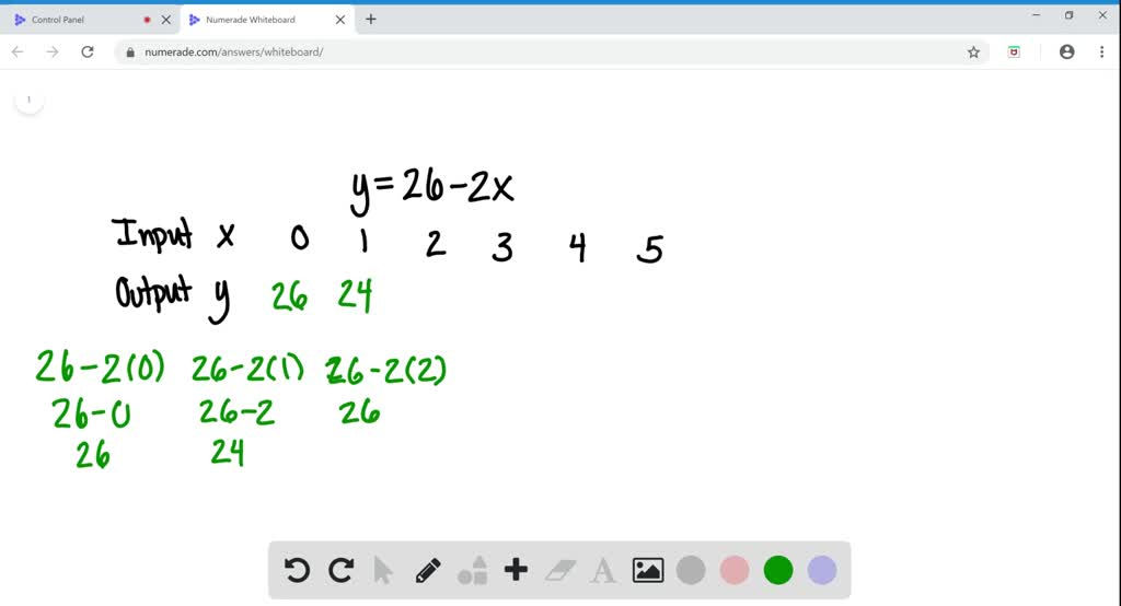 ⏩solved Make An Input Output Table For The Function Use 0 1 2 3 … Numerade