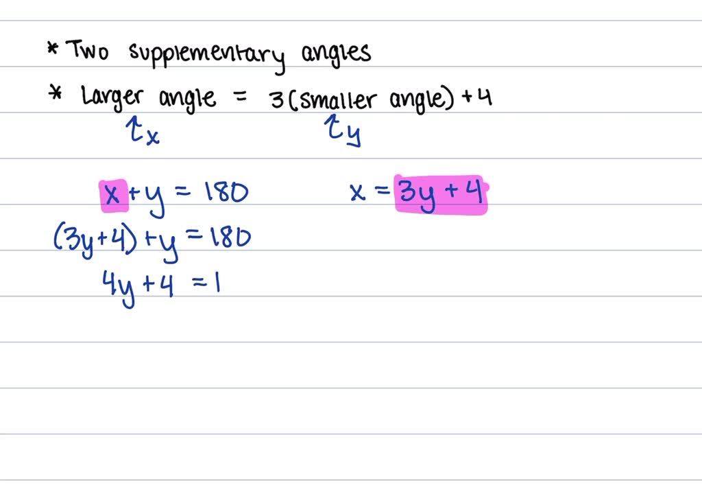 SOLVED:In the following exercises, translate to a system of equations ...