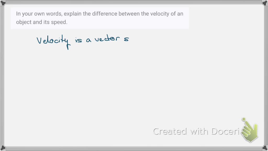 ⏩SOLVED:In your own words, explain the difference between the… | Numerade