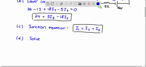 SOLVED:Using the loop equations Exercise 4.43 presents the (large ...