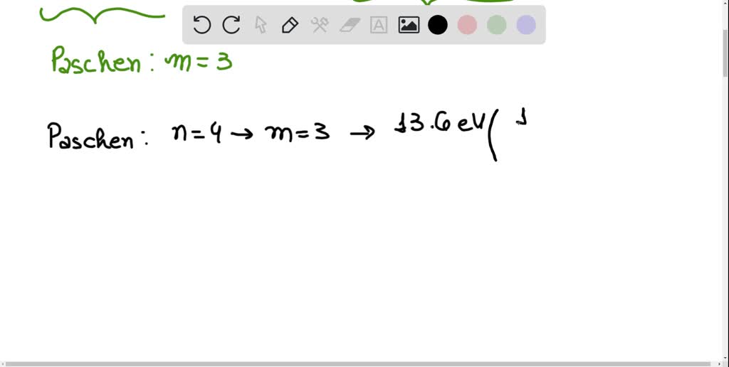 SOLVED:The Paschen series of wavelengths in the hydrogen spectrum ...
