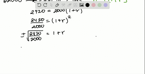 SOLVED:Use A=P(1+r)^t to find the interest rate. Refer to Example 12 ...