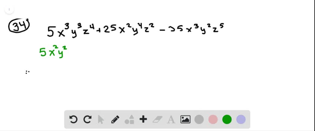 SOLVED:The following is a list of random factoring problems. Factor each expression. If an ...