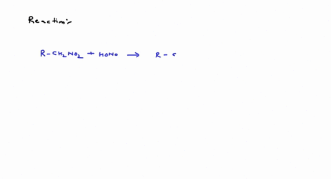 ⏩SOLVED:Primary nitro compounds react with nitrous acid ts form… | Numerade