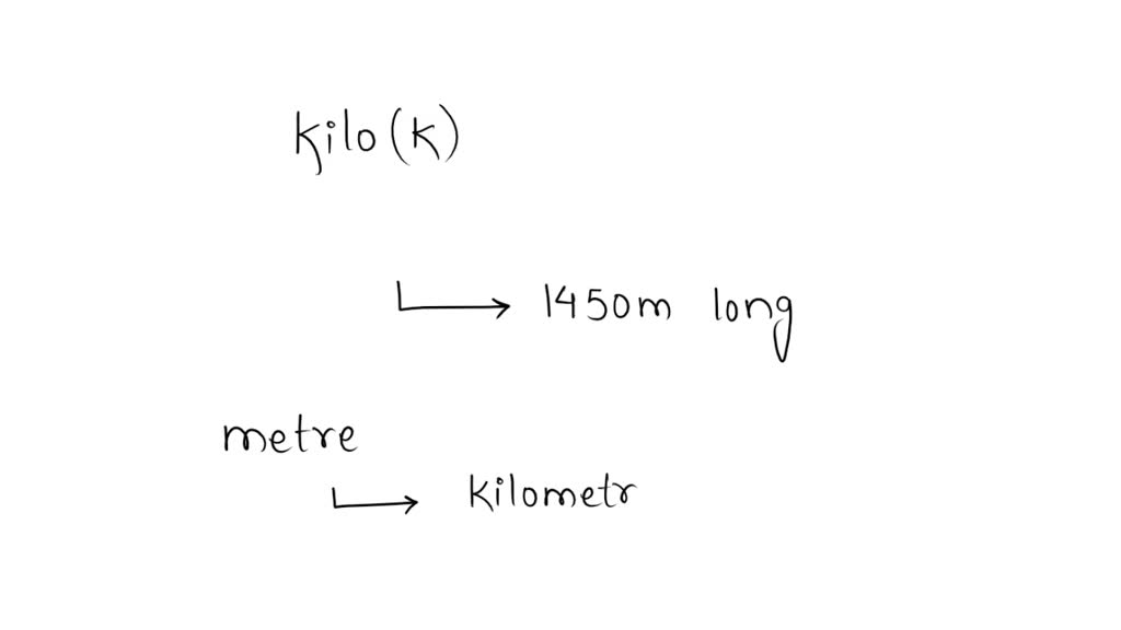 SOLVED:What does the prefix kilo (k) mean? How can this prefix be used ...