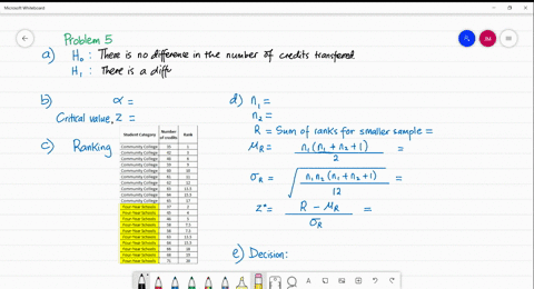 SOLVED:In Exercises 7 and 8 , use a Wilcoxon test to test the claim by ...
