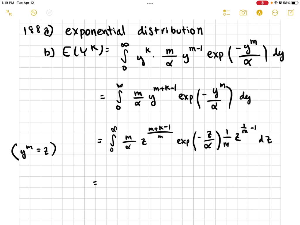 SOLVED:The two most common parameters of a Weibull distribution are called (a) first and second ...