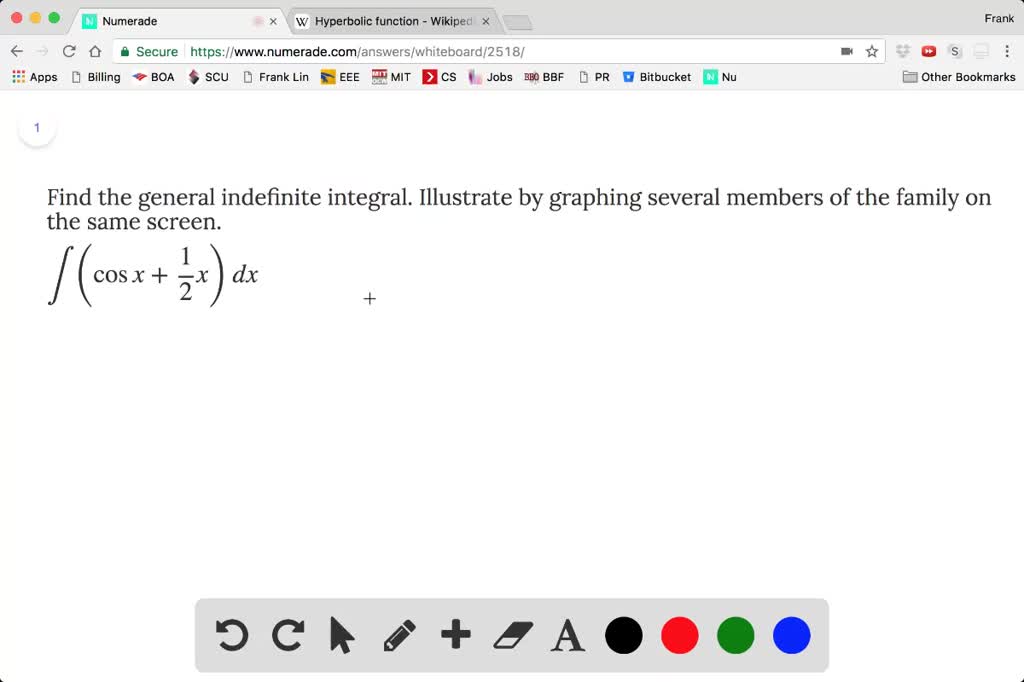 ⏩SOLVED:Find the general indefinite integral. Illustrate by graphing ...