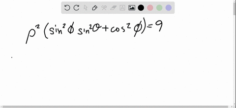 SOLVED:7-8 Identify the surface whose equation is given. \rho=\sin ...