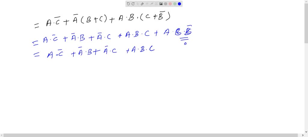 Simplify A ·B ·C+A(C+B)+C(C+B) using Boolean rules and draw the ...