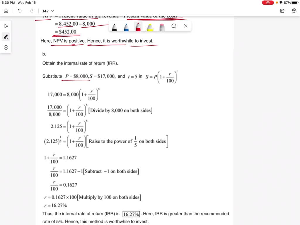 SOLVED An Investment Project Has An Initial Outlay Of 50000 And At